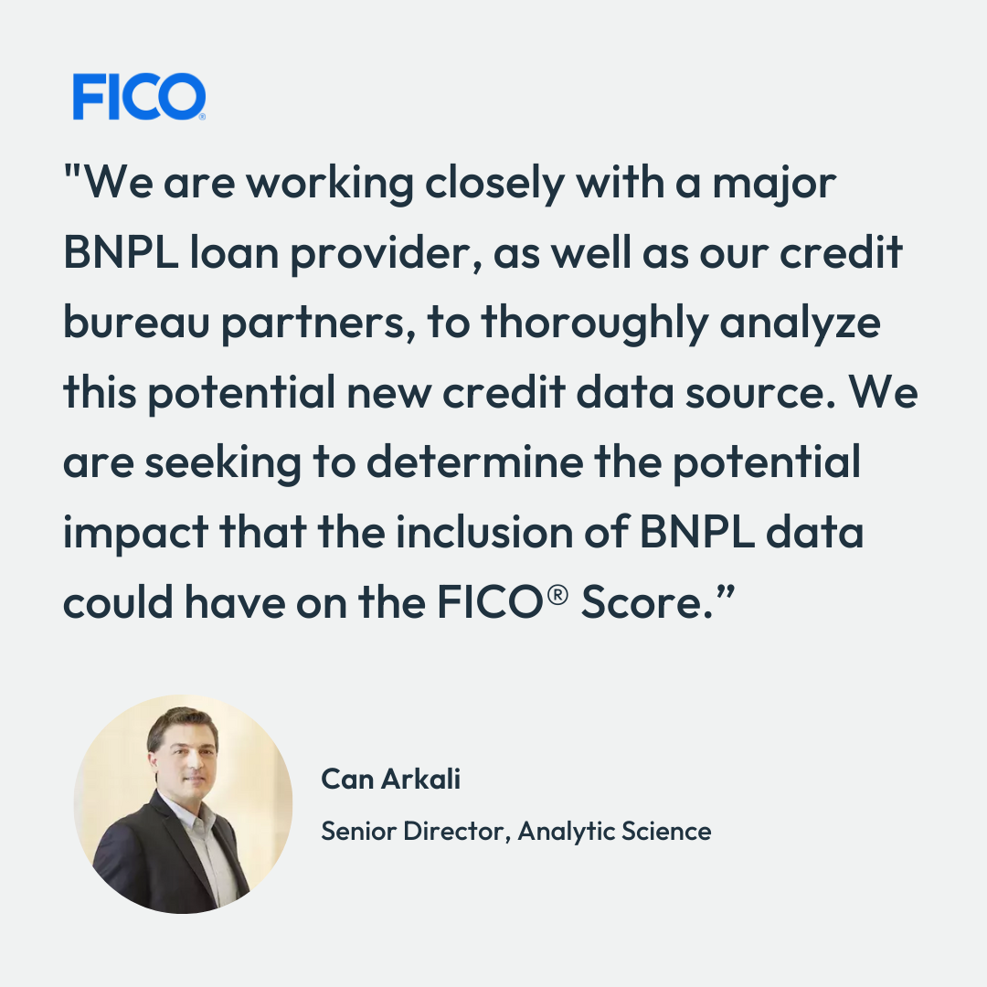 Evaluating the inclusion of BNPL data in FICO Scores